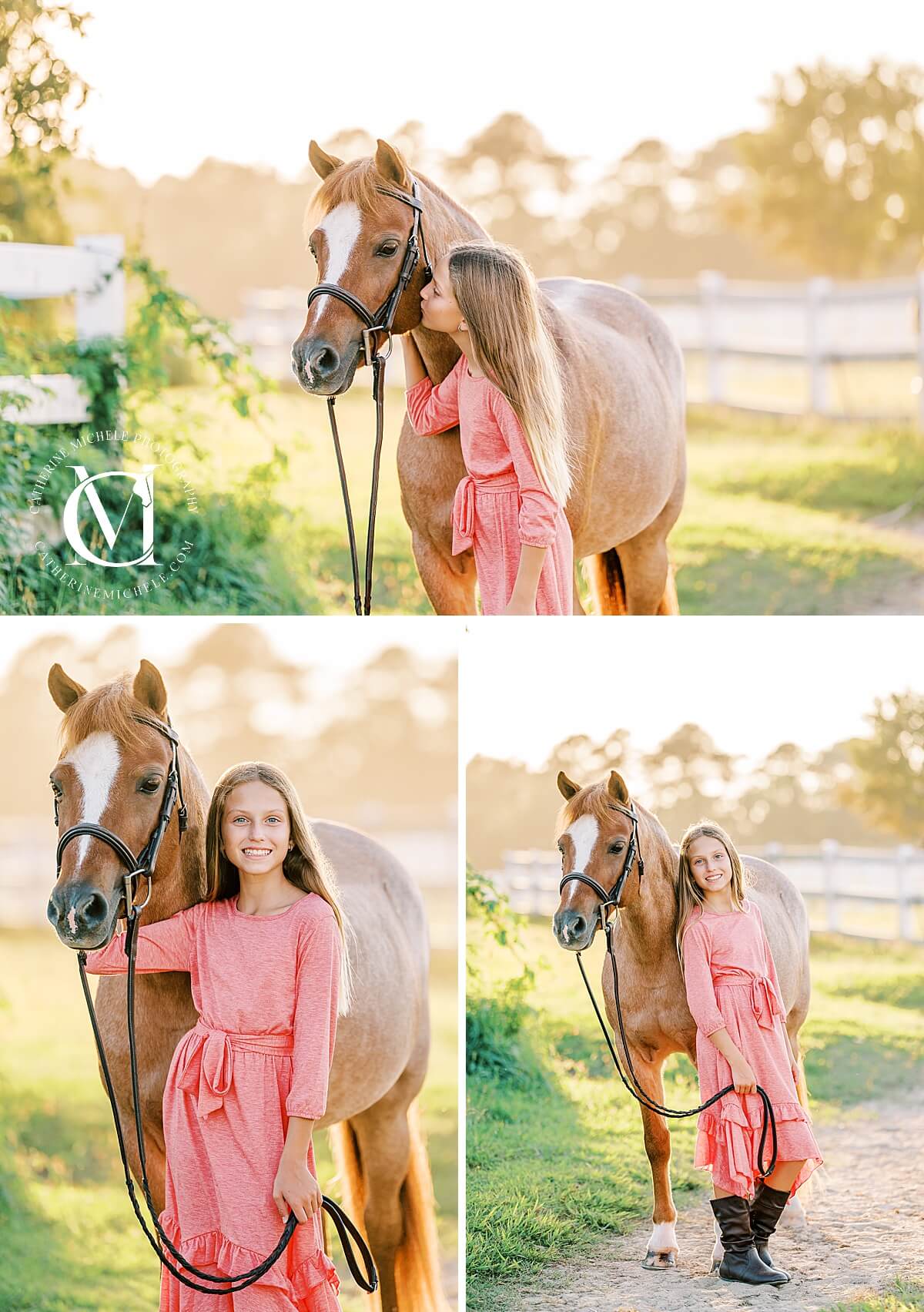 Girl and Pony Portraits | Catherine Michele Photography Blog